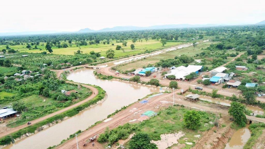 ប្រព័ន្ធធារាសាស្រ្តកង្ហត ស្ថិតនៅក្នុងភូមិសាស្ត្រខេត្តបាត់ដំបង - MOWRAM